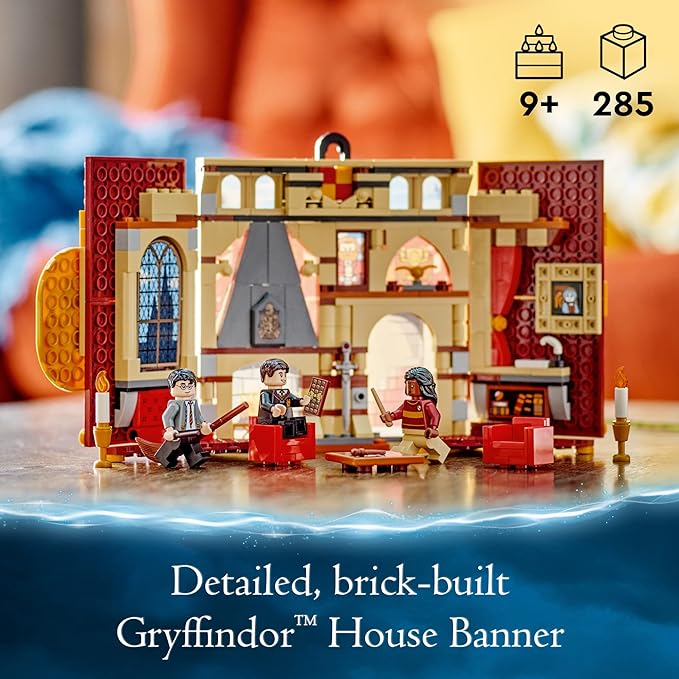 Lego Harry Potter Gryffindor House Banner Set 76409 With LEGO Building